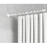Oxdigi Expanding Bathroom Shower Curtain Rod, Adjustable Tension Rod 45 ...