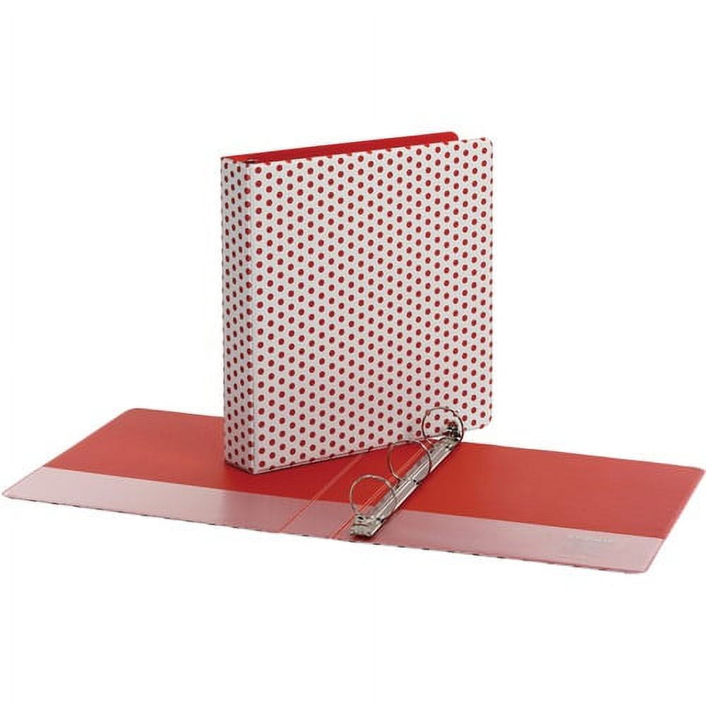 Oxford 1-1/2" Back-mounted Round Ring Binder - 1 1/2" Binder Capacity ...