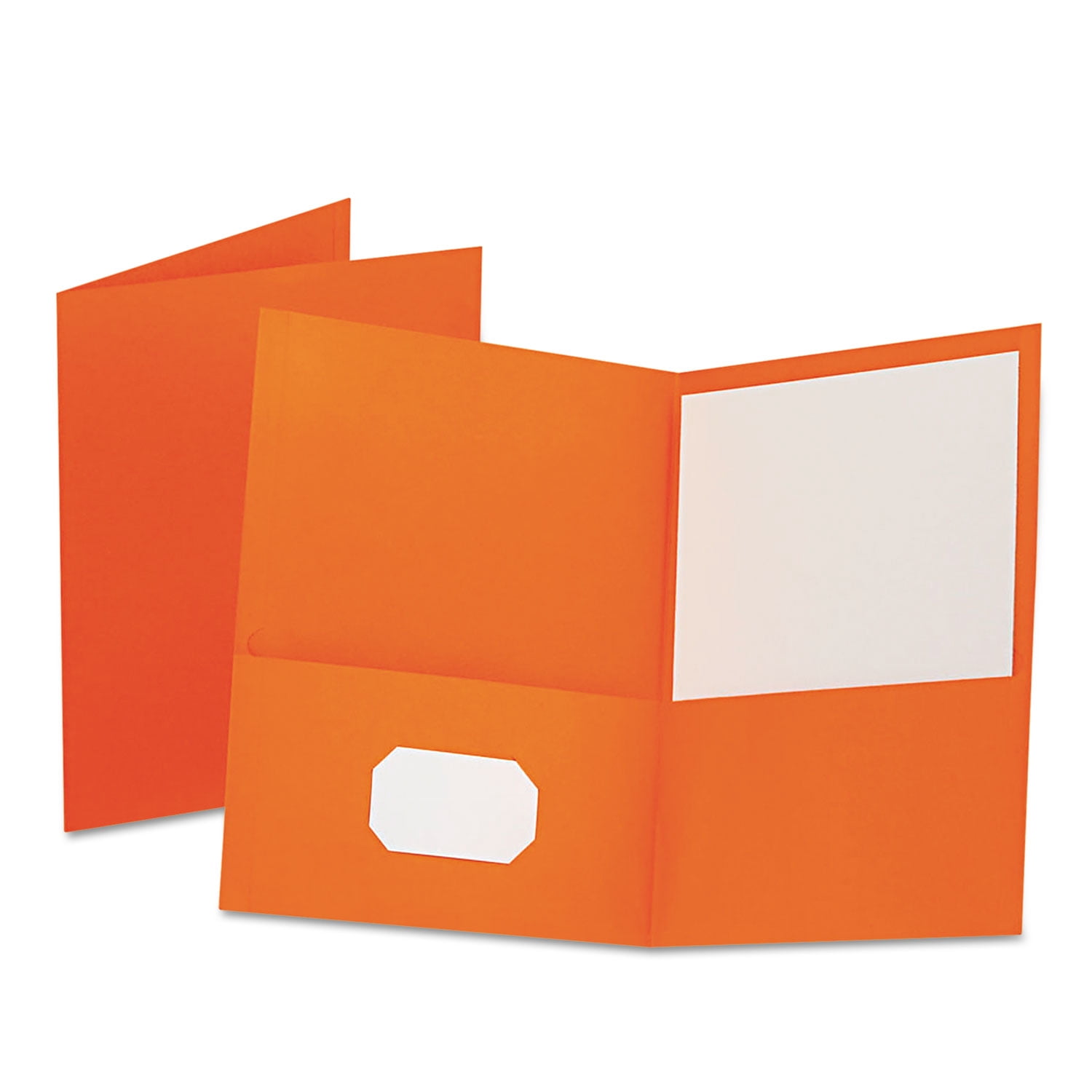 Oxford Colored Paper 2-Pocket Folder, 100 Sheet Capacity, Orange, Pack ...