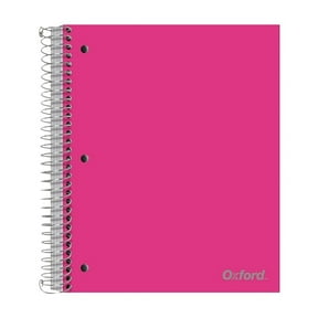 "Mintra 5 Subject Spiral Notebook, College Ruled, Poly Cover, 200 ...