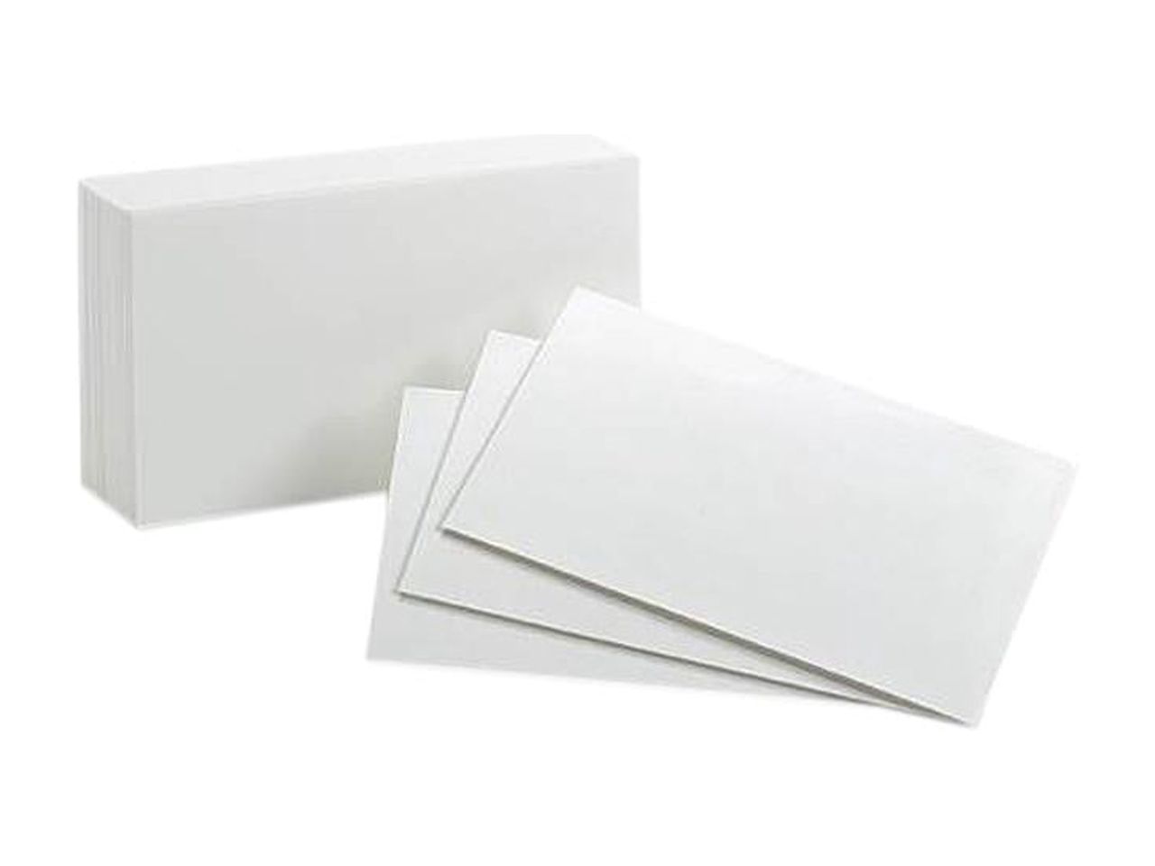 Oxford 50BX Plain Index Cards - Walmart.com