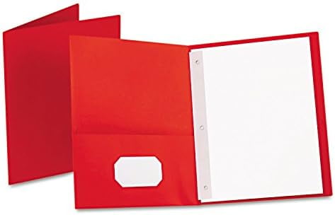 Oxford 57711 Twin-Pocket Folders with 3 Fasteners, Letter, /2-Inch ...
