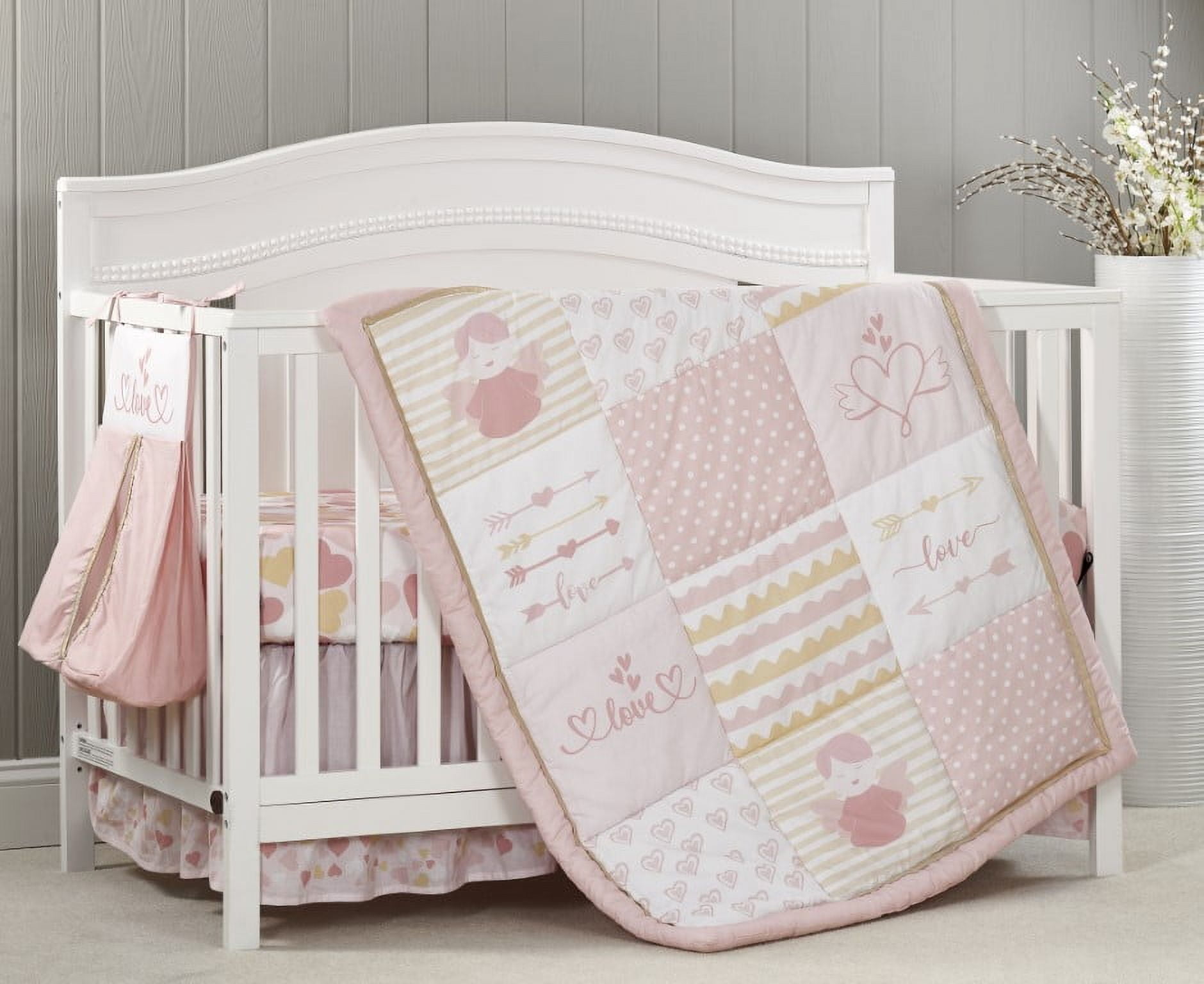 Oxford Baby Baby Love (4 Pc Crib Nursery Bedding Set) - Walmart.com