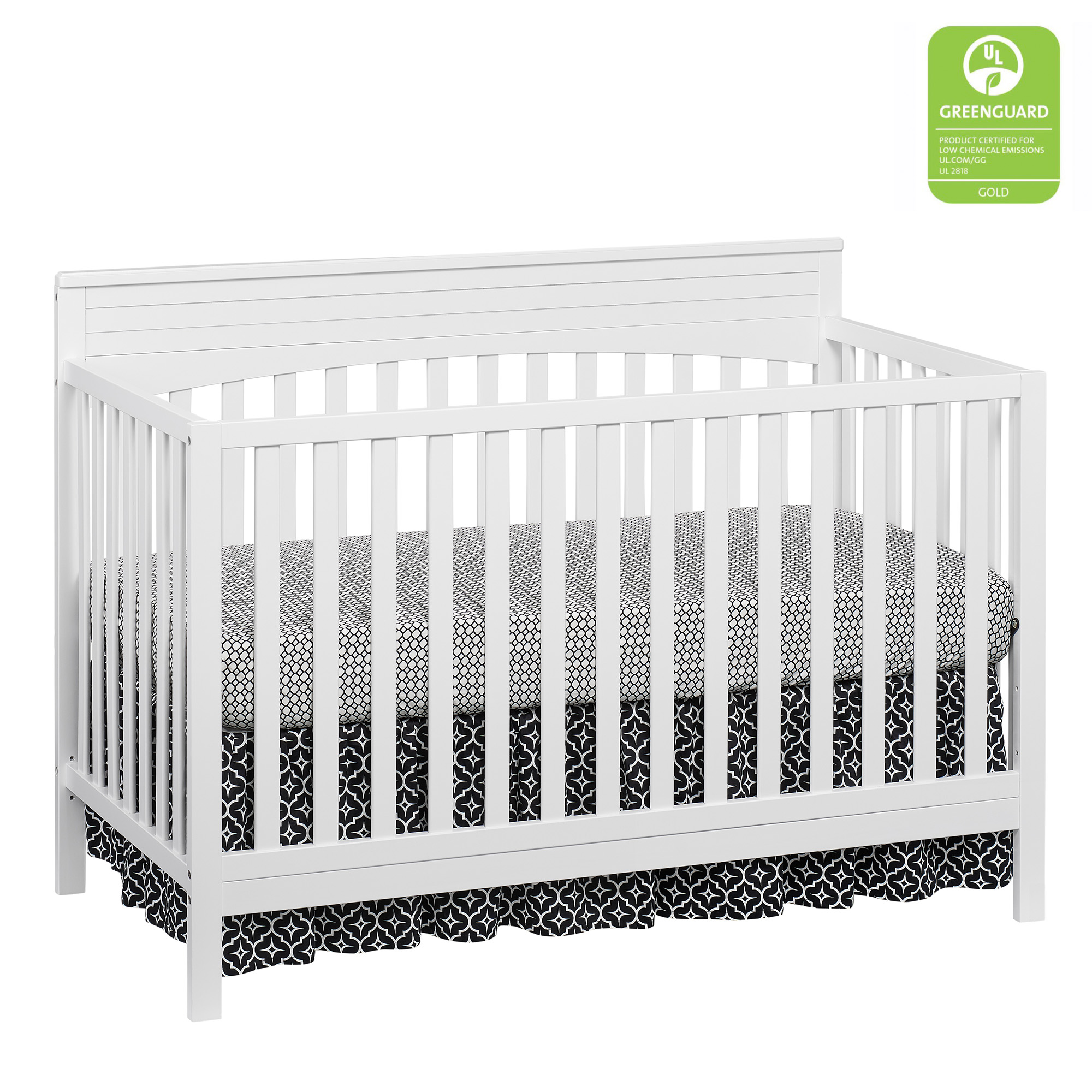 Carter's by DaVinci Colby 4-in-1 Convertible Crib in Gray and White ...