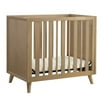 Fizzy Baby Modern Mini Crib for Small Spaces with 3-Position Mattress ...