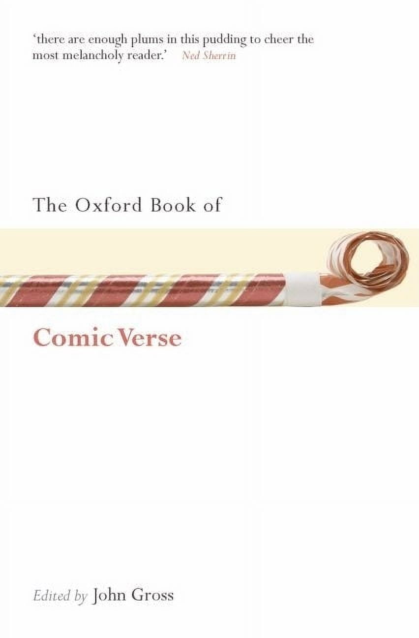 Oxford Book of Comic Verse - Walmart.com