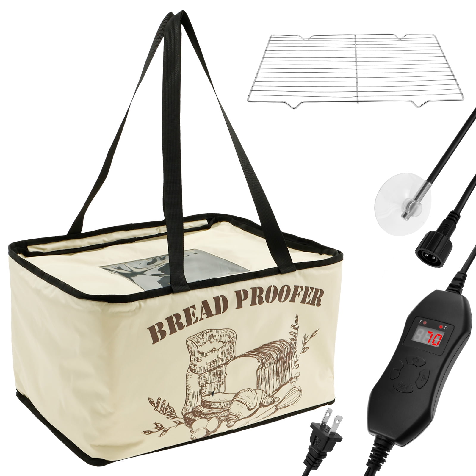 Oxford Cloth Bread Proofing Box Even Heating Dough Proofer Box Precise ...