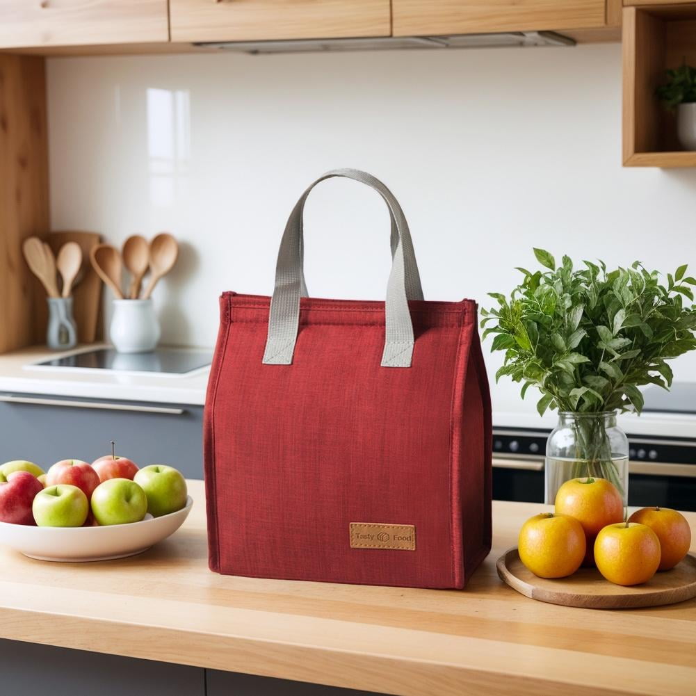 Oxford Cloth Insulated Thermal Food Storage Lunch Bag for Work, Study ...