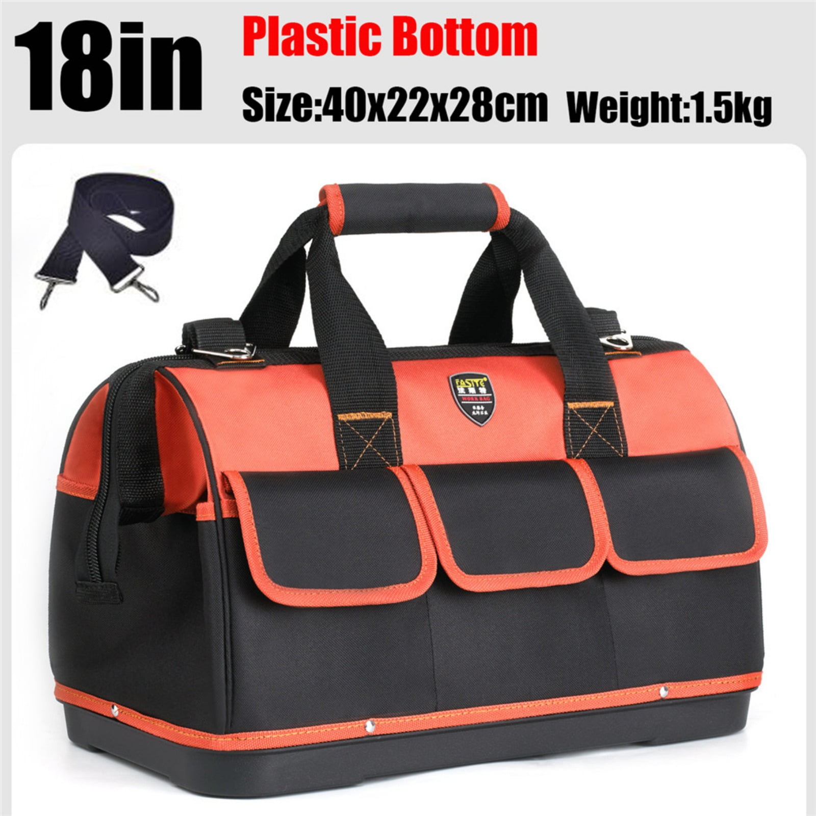 Oxford Cloth Tool Bag Heavy Duty Multi-Function Multi-Pocket Tool ...