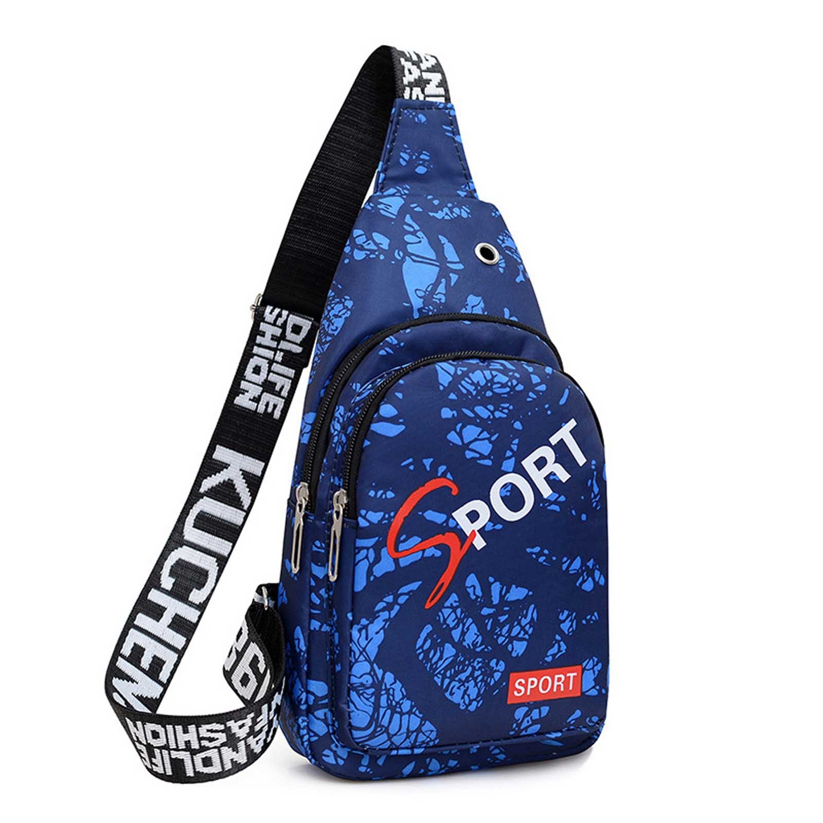 Oxford Crossbody Bags for Travel Messenger Bag Chest Patterned Chest ...