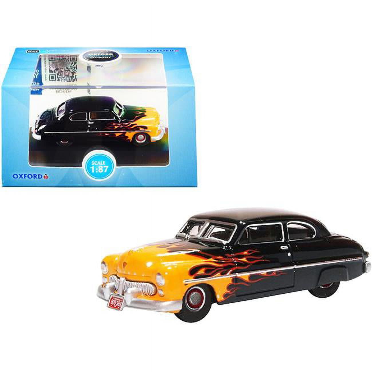 Oxford Diecast 87ME49009 2.37 in. 1-87 Scale 1949 Mercury Coupe Hot Rod ...