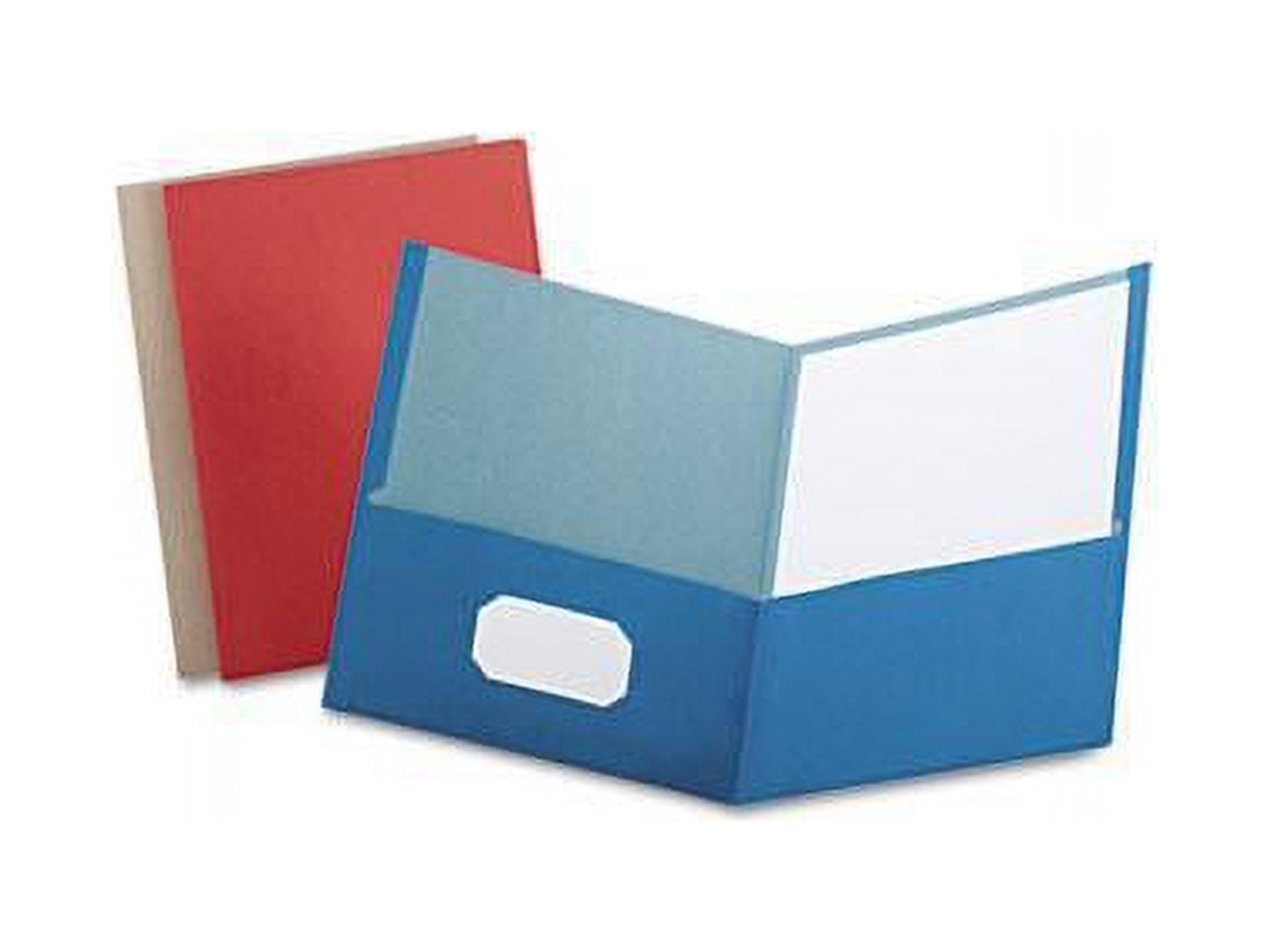 Oxford Earthwise Recycled 2-Pocket Folder, Assorted Colors, Set of 25 ...