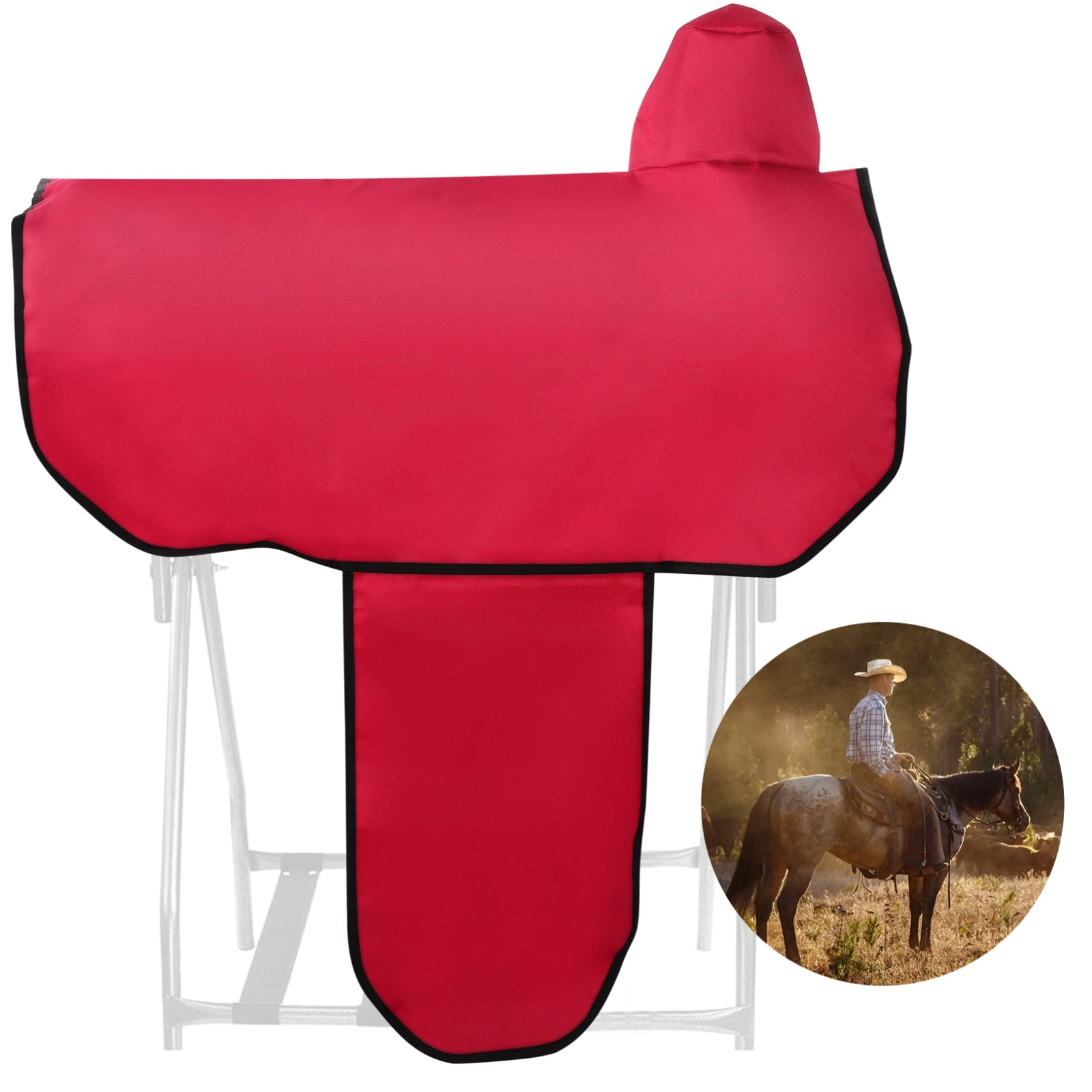 Oxford Fabric Western Saddle Cover, Waterproof Protective Cover with 6 ...