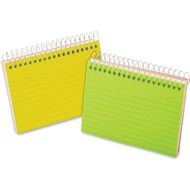 Oxford Spiral Bound Ruled Index Cards - Walmart.com