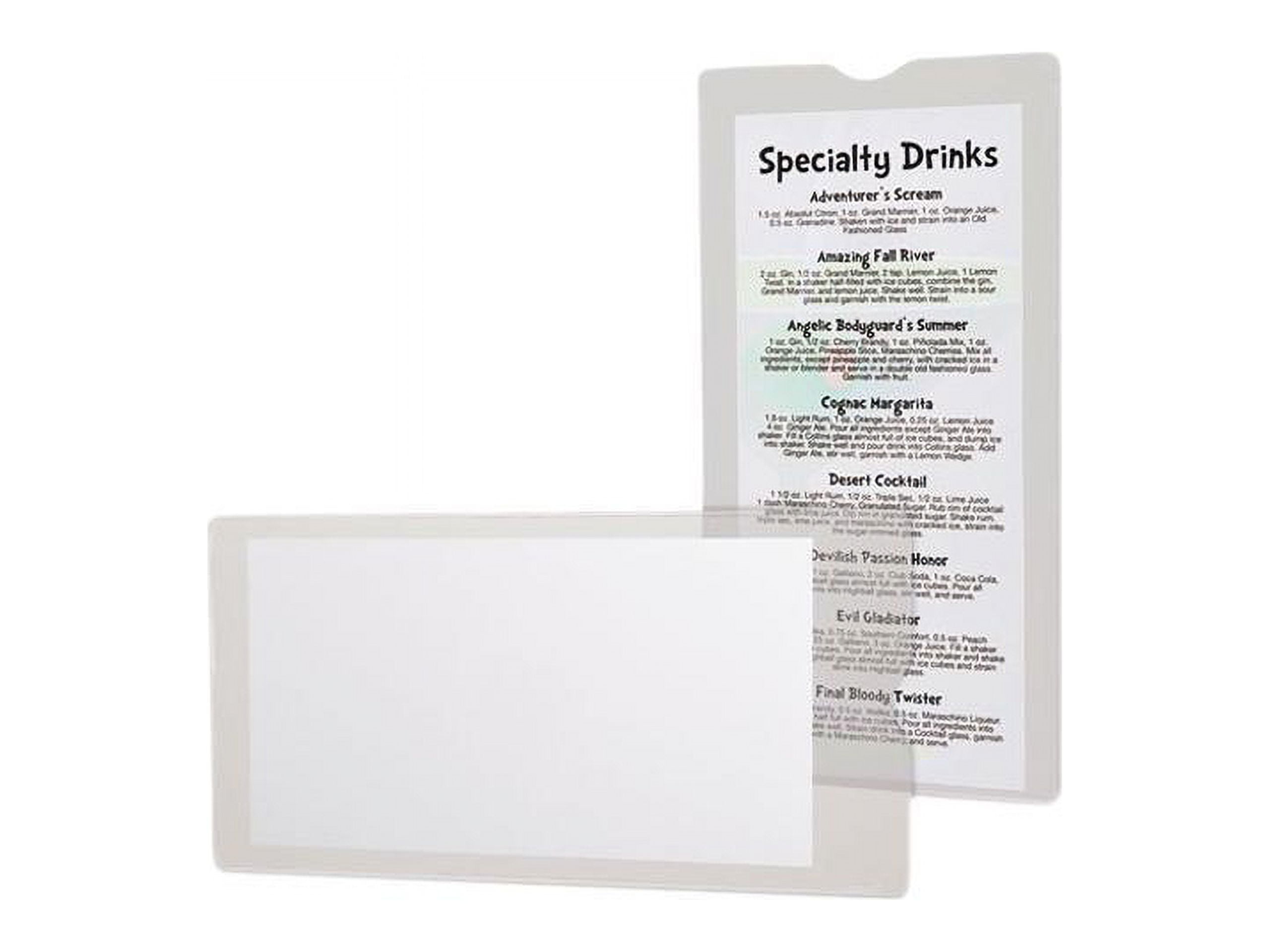 Oxford Heavy-Duty Clear Plastic Envelopes, Tear-Proof Vinyl Utility ...
