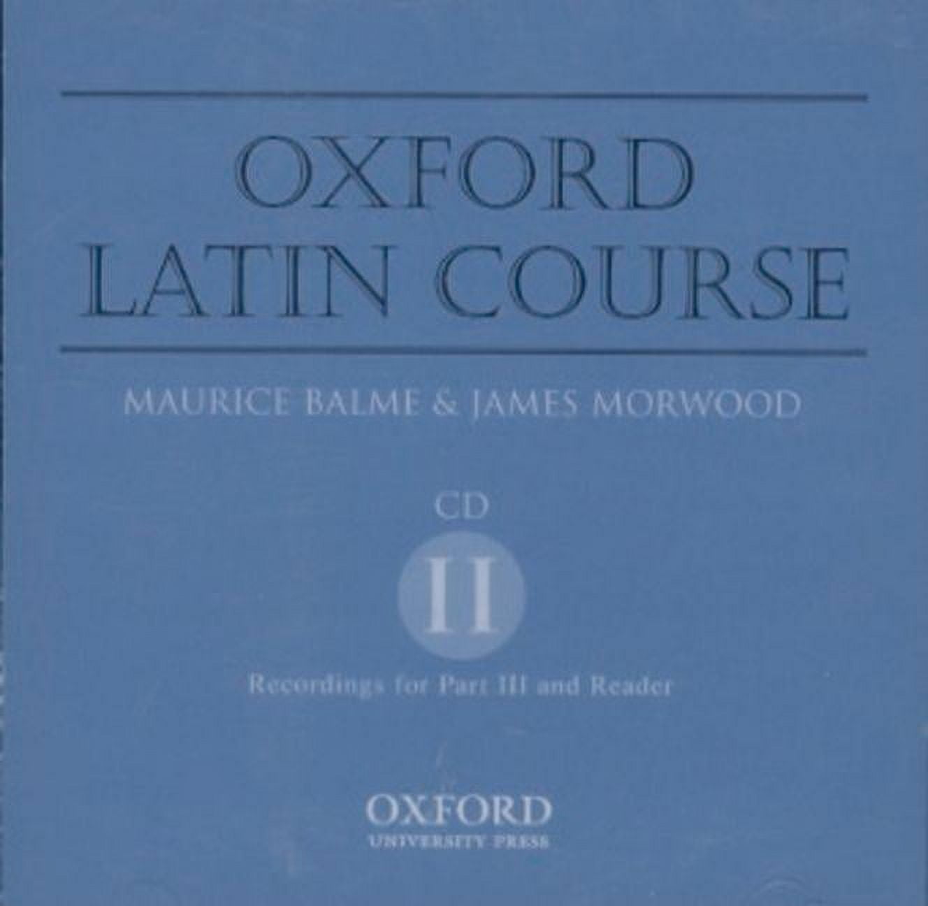 Oxford Latin Course: CD 2, (Audiobook) - Walmart.com