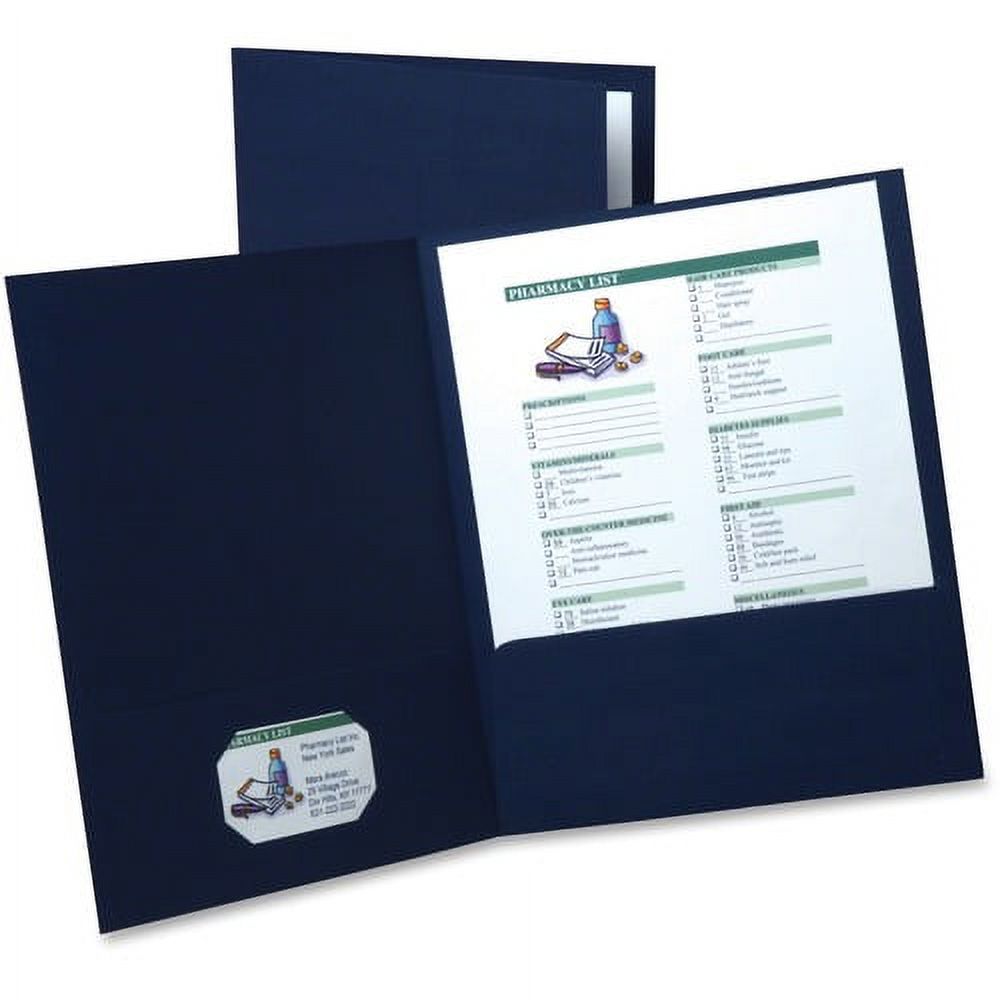 Oxford Letter Recycled Pocket Folder - 8 1/2" x 11" - 2 Internal Pocket ...