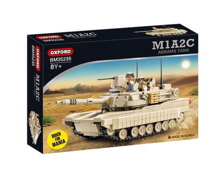 Oxford M1A2C Abrams Tank Building Block Set, Adult, 3 Soldier Figures ...