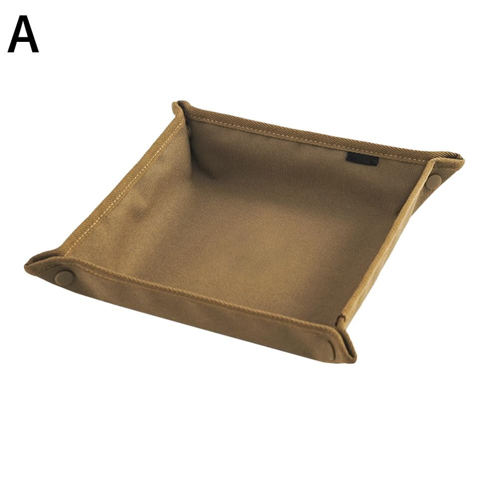 Oxford Material Camping Storage Tray, Snap-On & Foldable Design for ...