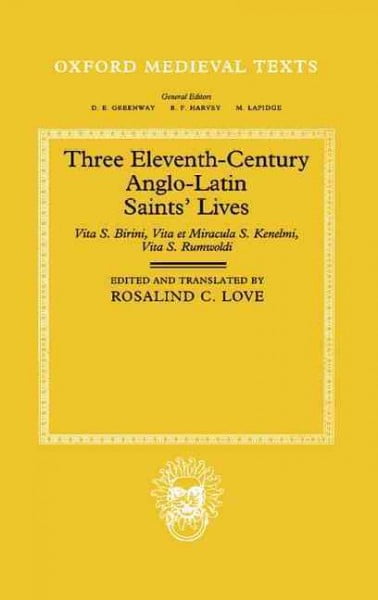 Pre-Owned Oxford Medieval Texts Three Eleventh-Century Anglo-Latin ...