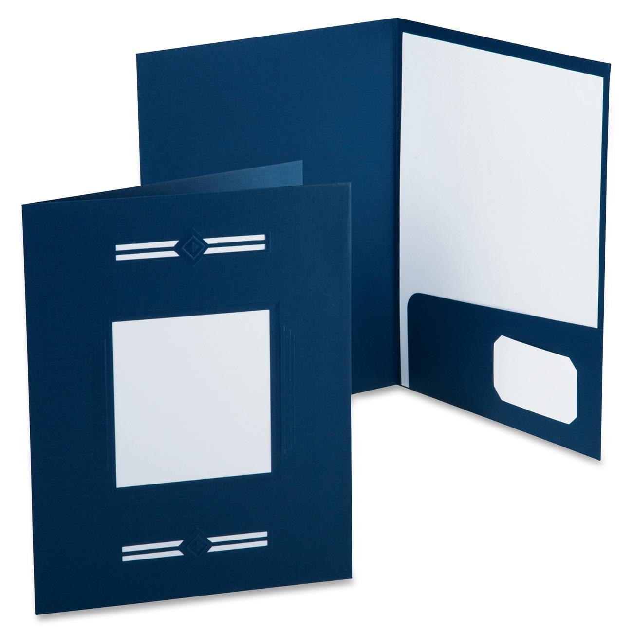 Oxford, OXF10072, LaserView Imperial Bus Single Pocket Folders, 10 ...