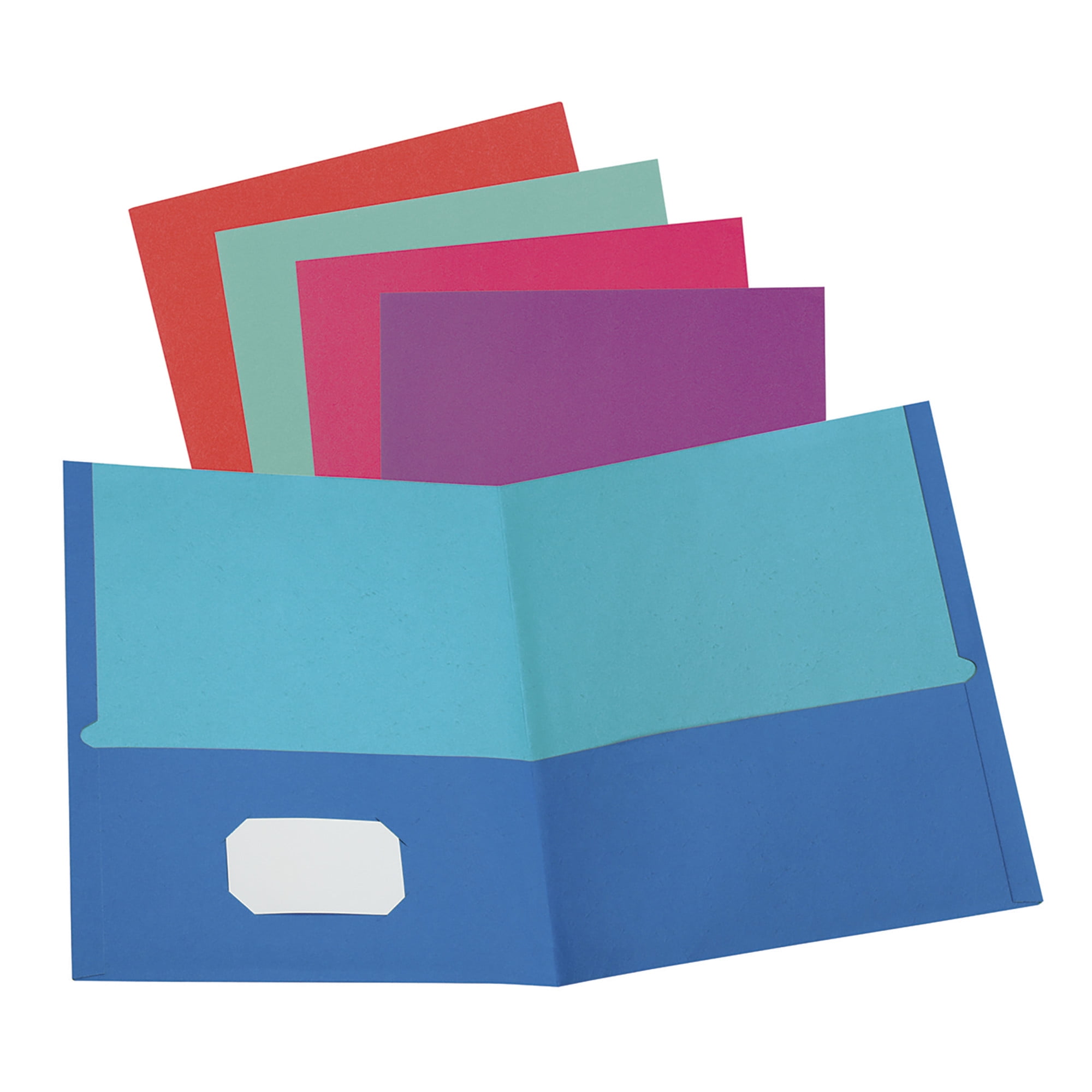 Oxford Multipack Bulk Colored File, Twisted Twin Pocket Folder, 50/Box ...