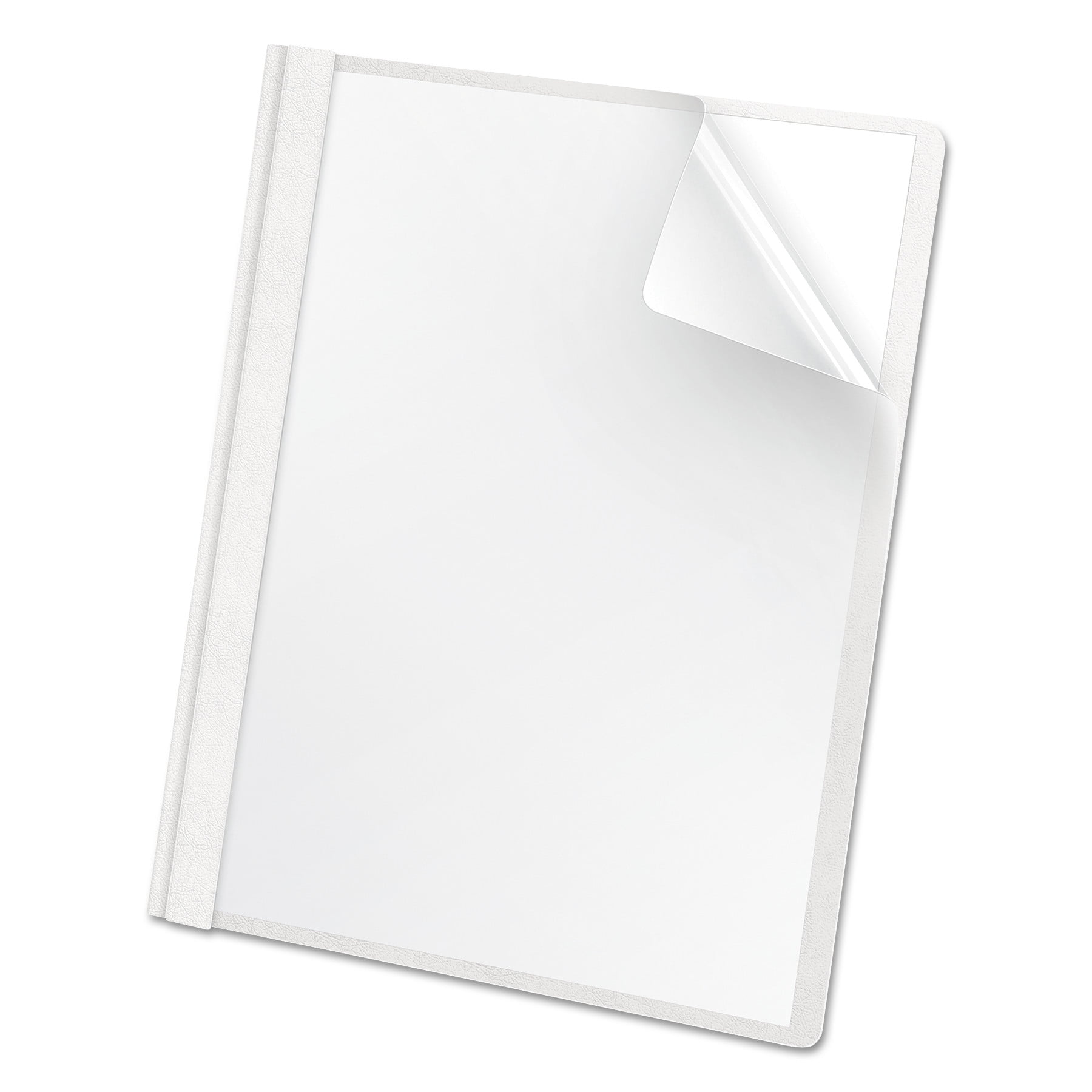 Oxford, OXF58804, Premium Clear Front Report Covers, 25 / Box, White ...