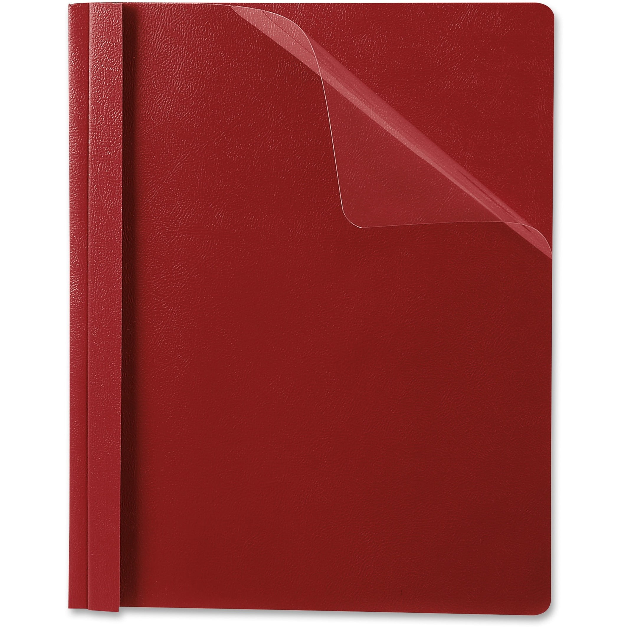 Oxford, OXF58811, Premium Clear Front Report Covers, 25 / Box, Red ...