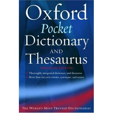 Merriam-Webster's American English Pocket Thesaurus (Paperback ...