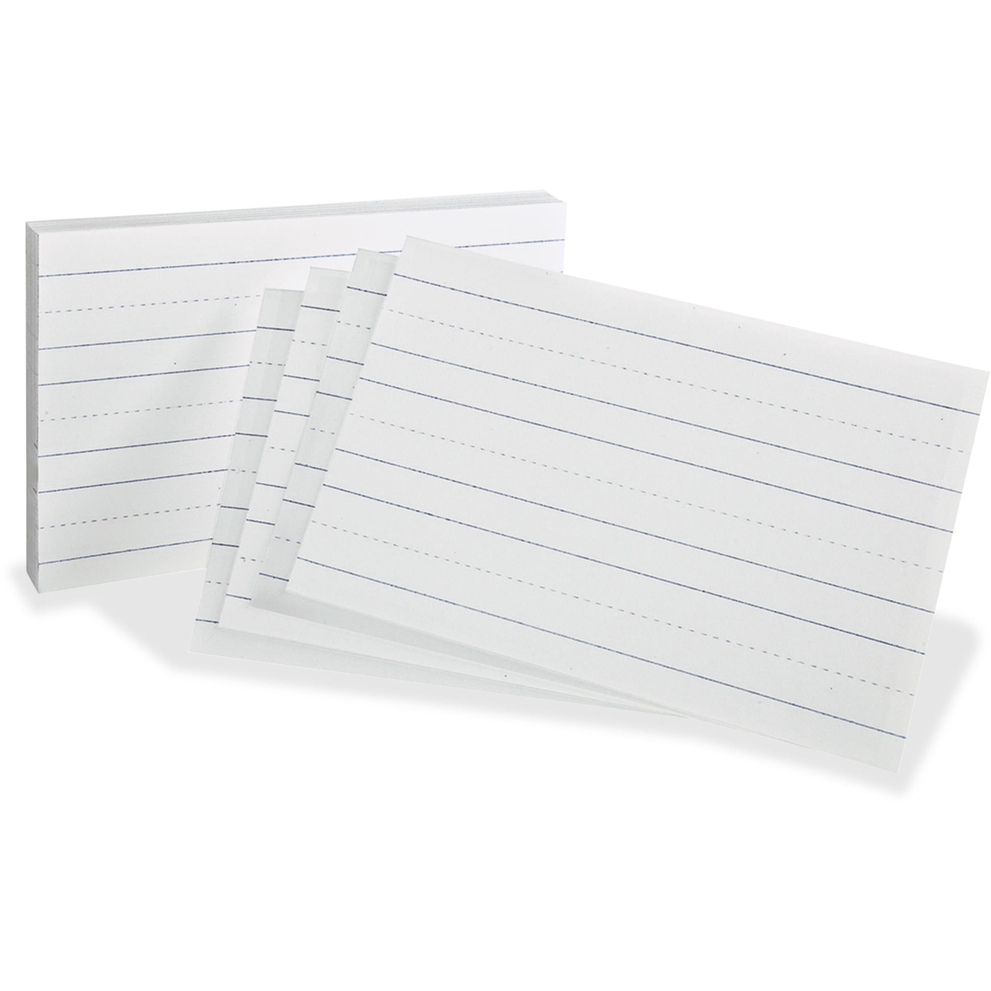 Oxford, OXF46002, Primary Ruled Index Cards, 100 / Pack - Walmart.com