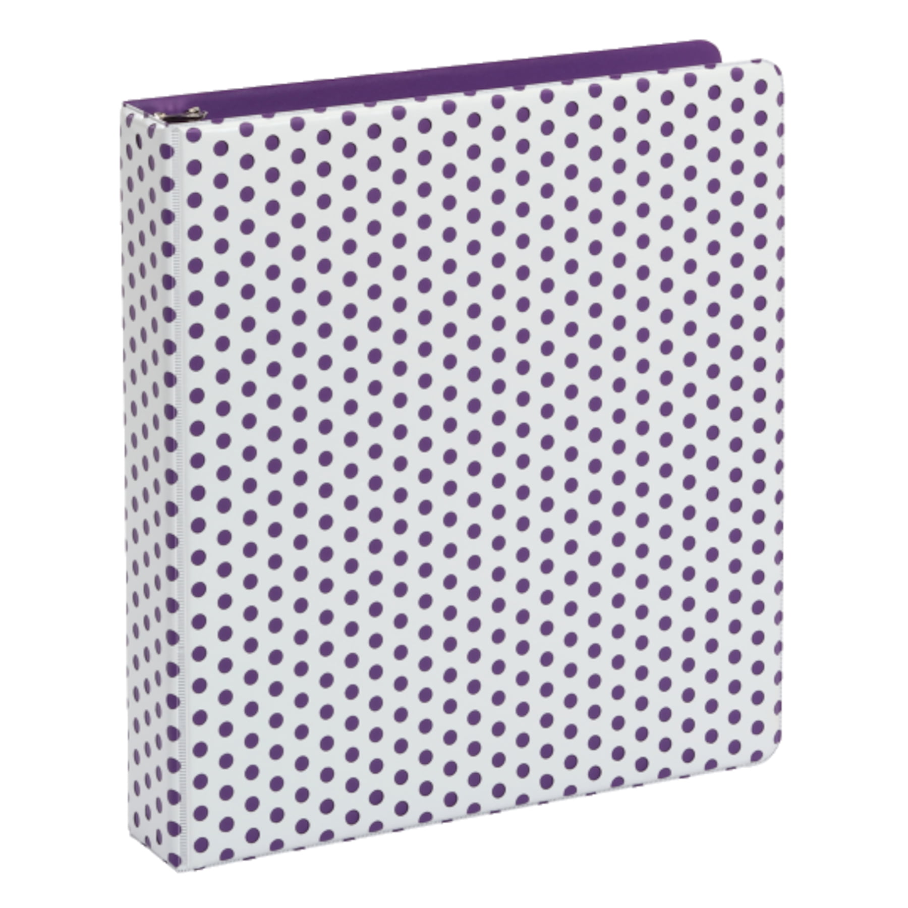 Oxford Punch Pop Binder, 1.5" Round Rings, Holds 350 Sheets, Purple ...