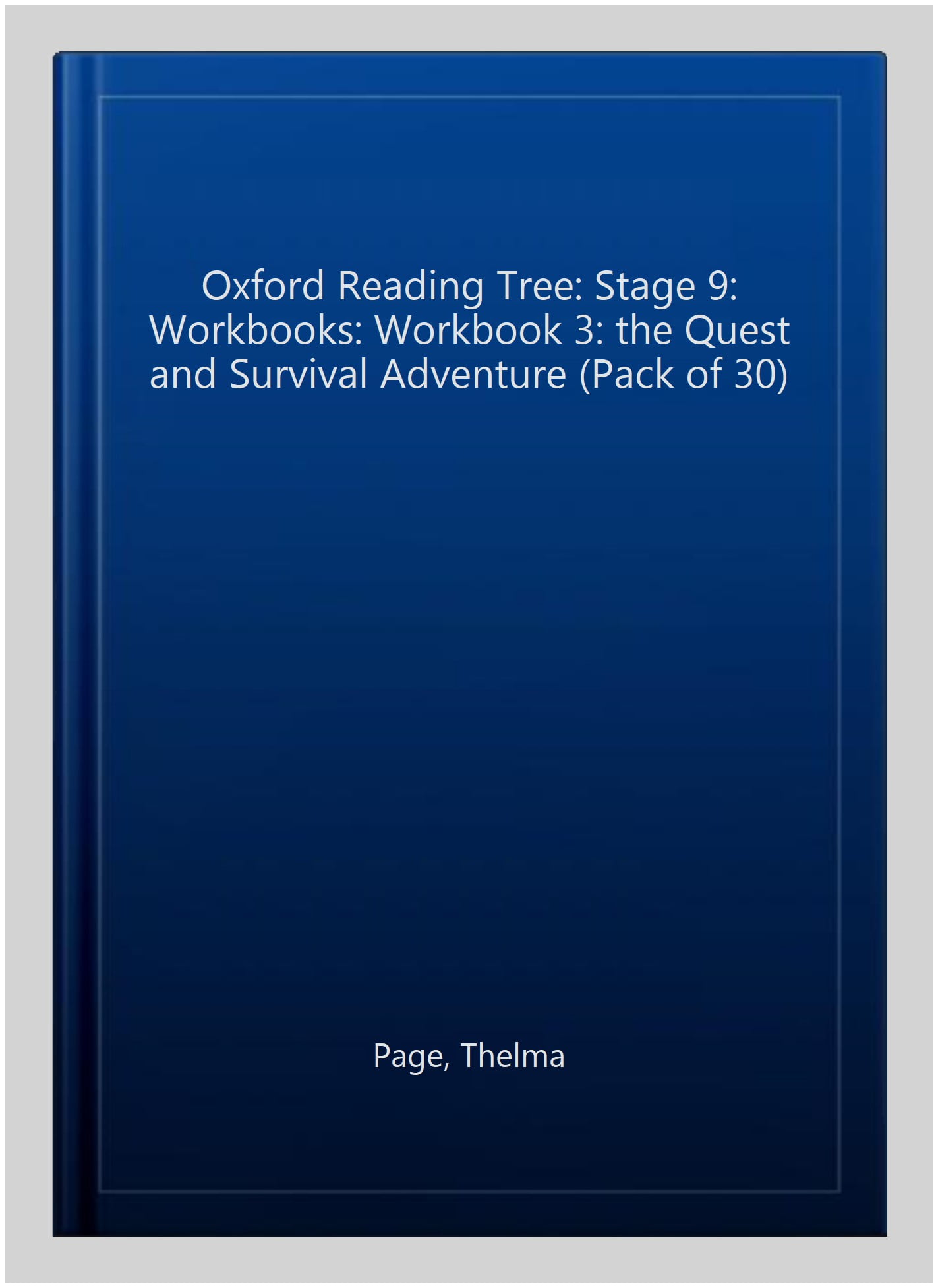 Oxford Reading Tree: Stage 9: Workbooks: Workbook 3: the Quest and ...