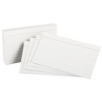 Oxford Unruled Index Cards, 3x5, White, 100/Pack for Office - Walmart ...