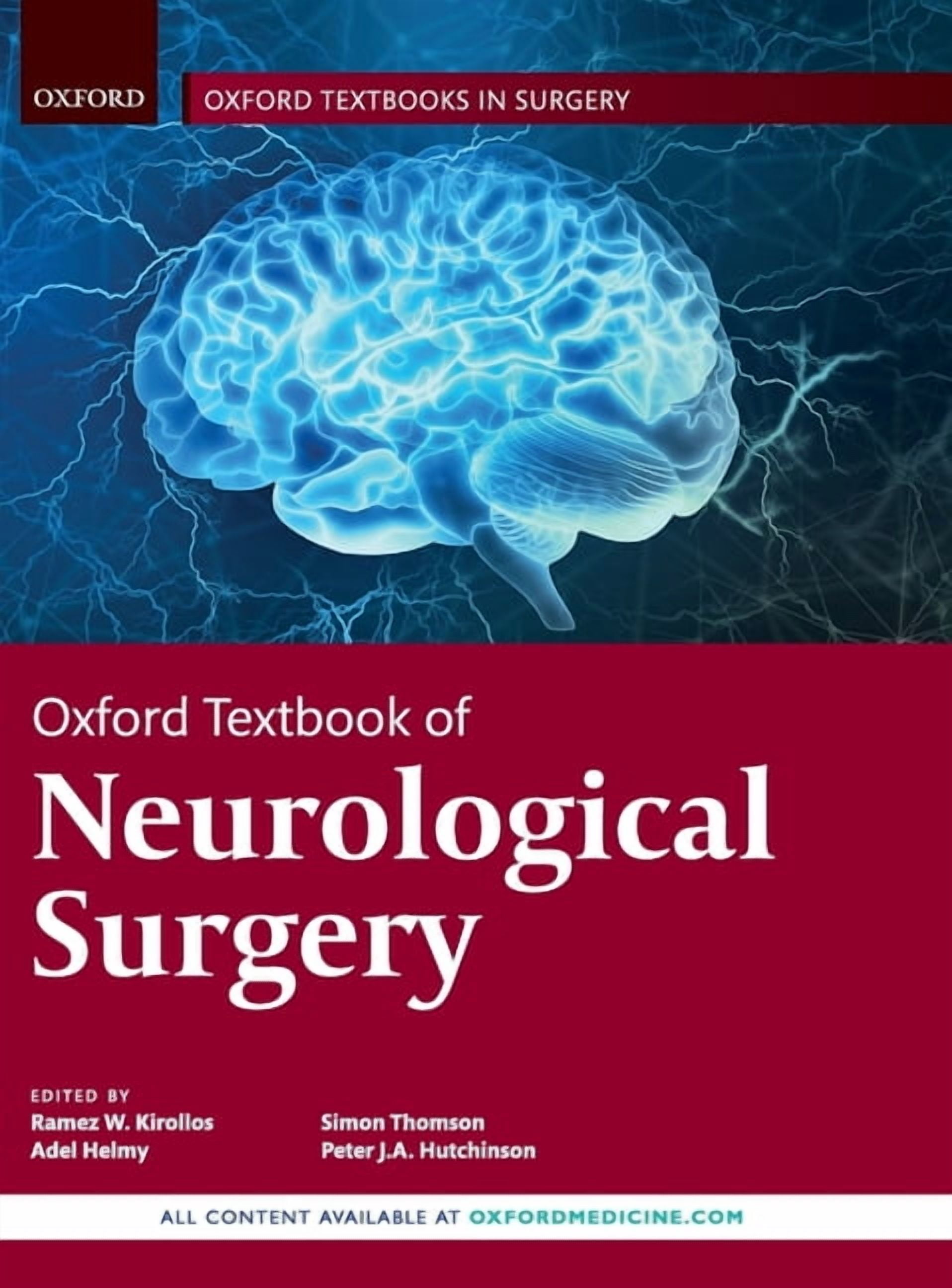 Oxford Textbooks in Surgery Oxford Textbook of Neurological Surgery ...