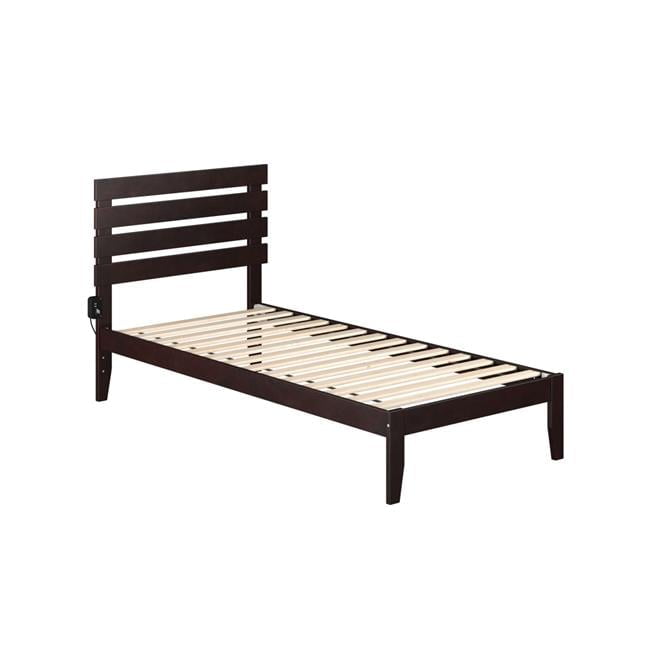 Oxford Twin Extra Long Bed, Espresso - Walmart.com