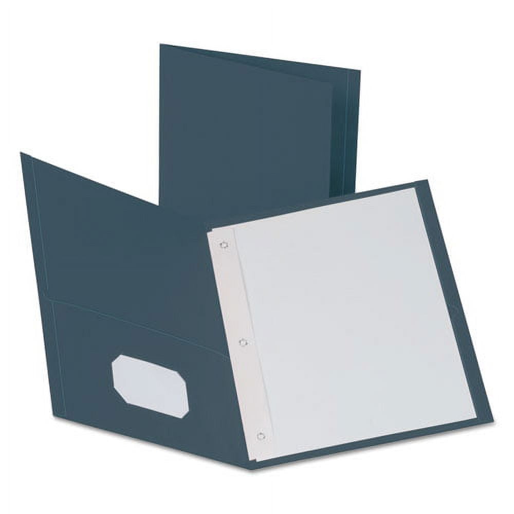 Oxford Twin-Pocket Folders with 3 Fasteners, Letter, 1/2" Capacity ...
