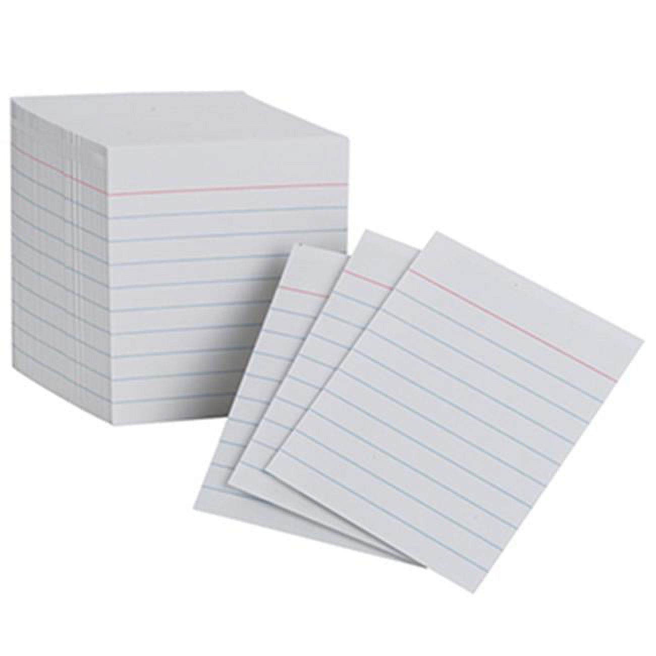 Oxfords Mini Index Cards White Ruled - Walmart.com