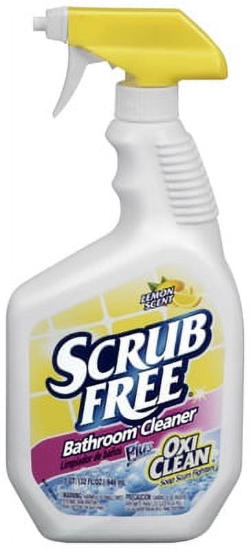 Oxi Clean 32 oz Lemon Scent Fresh Clean Scrub Free Bathroom Cleaner ...