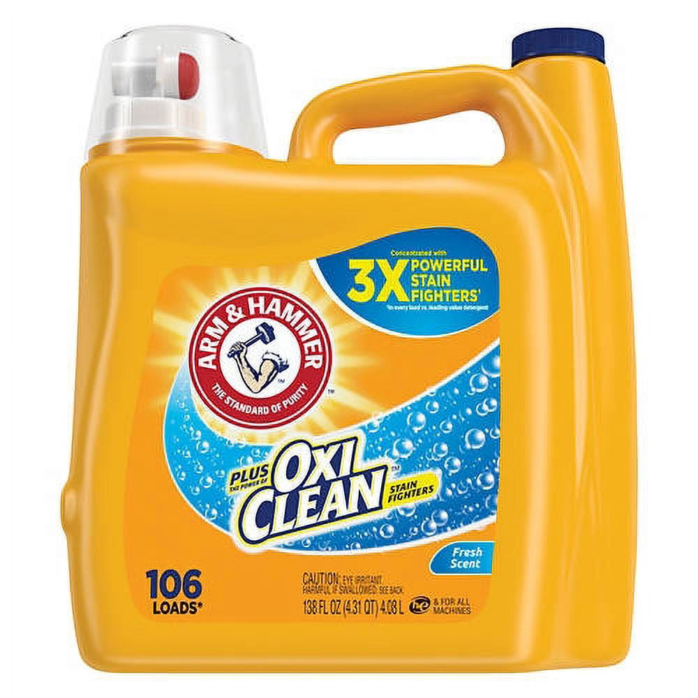 Oxi Clean Detergent, 138 fl oz- Pack of 5 - Walmart.com