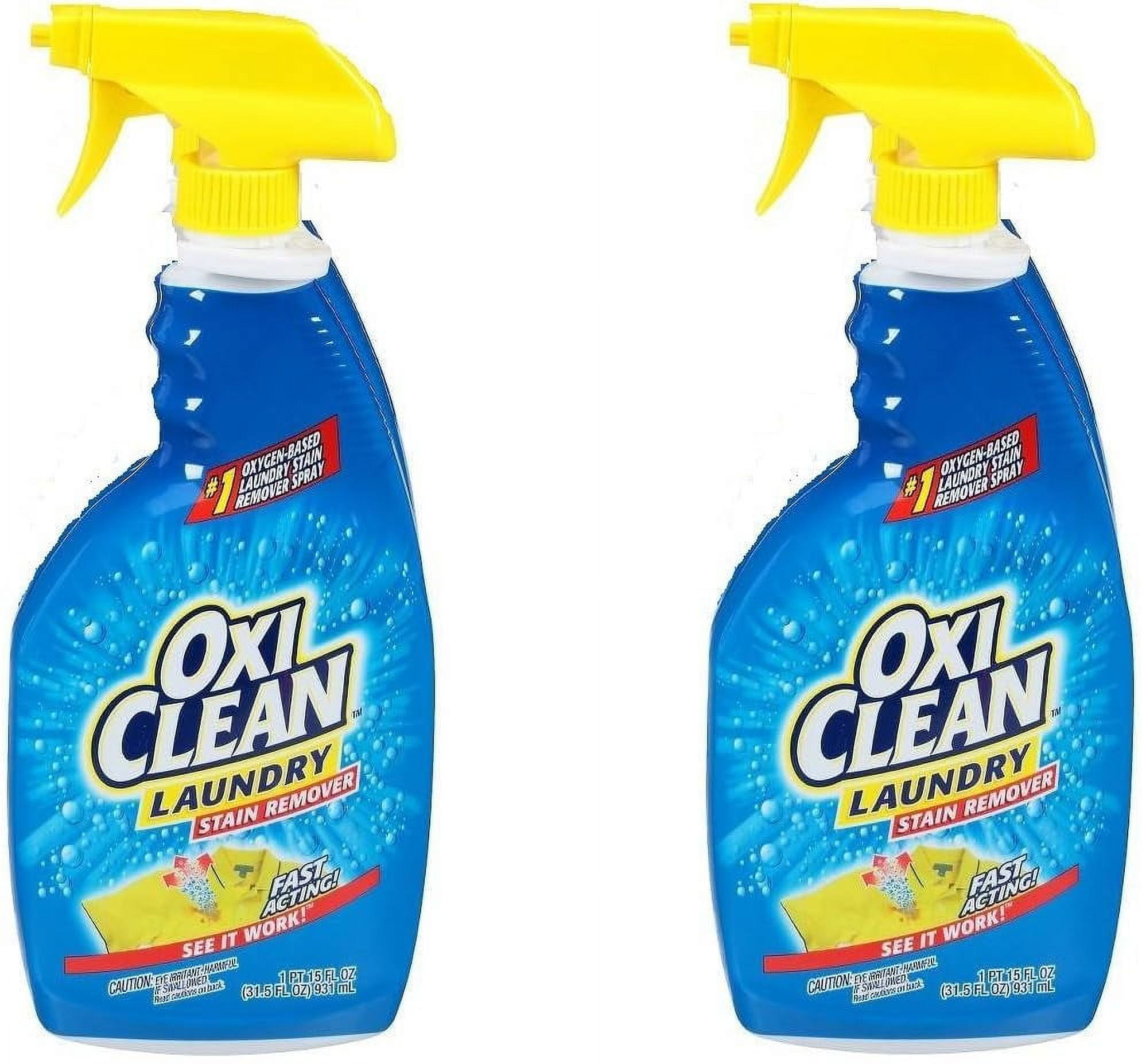 Oxi Clean Laundry Stain Remover, 31 Fl. Oz., 2-Pk - Walmart.com
