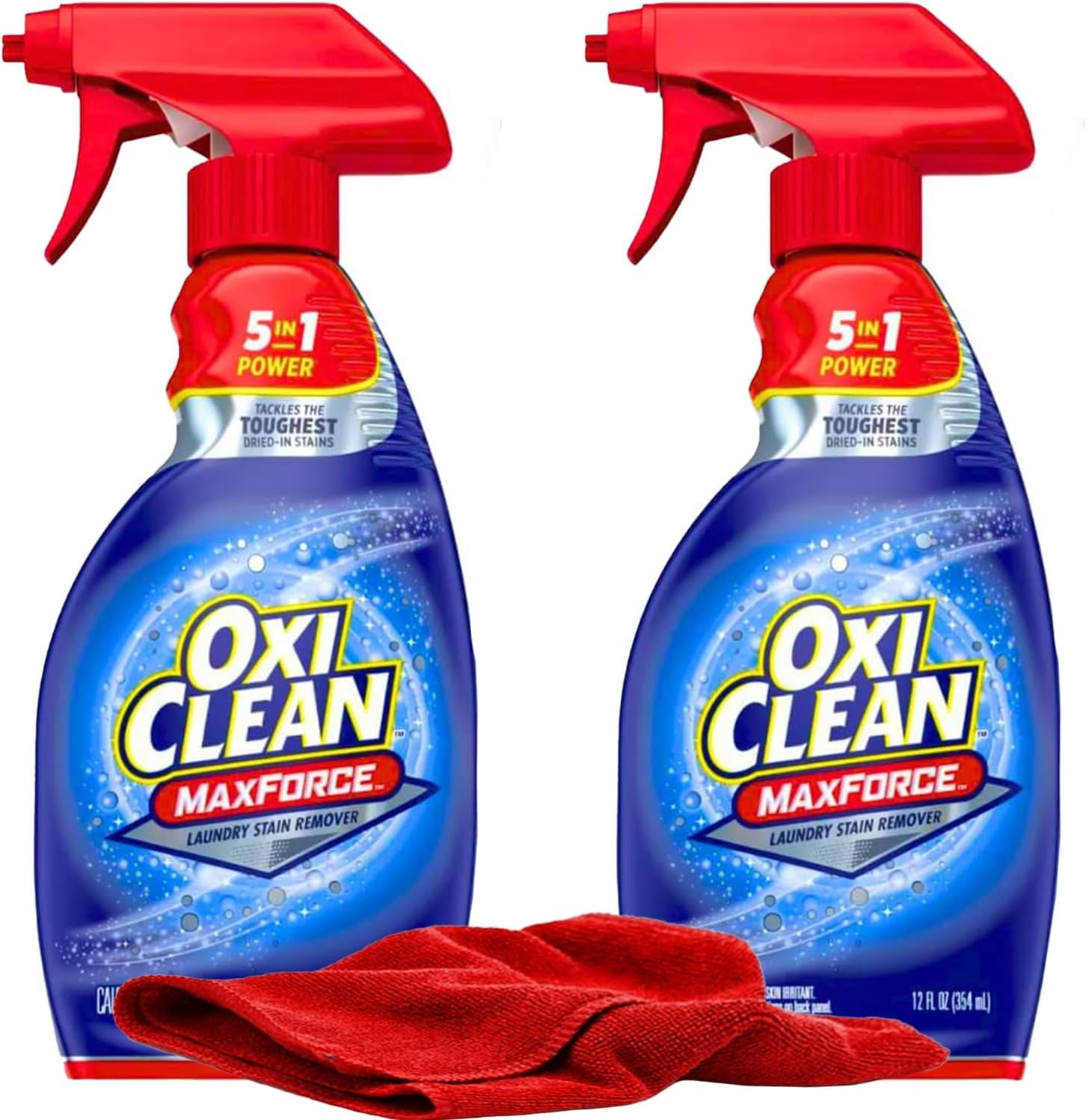 Oxi Clean Laundry Stain Remover Spray, 2 Pack Oxiclean Max Force ...