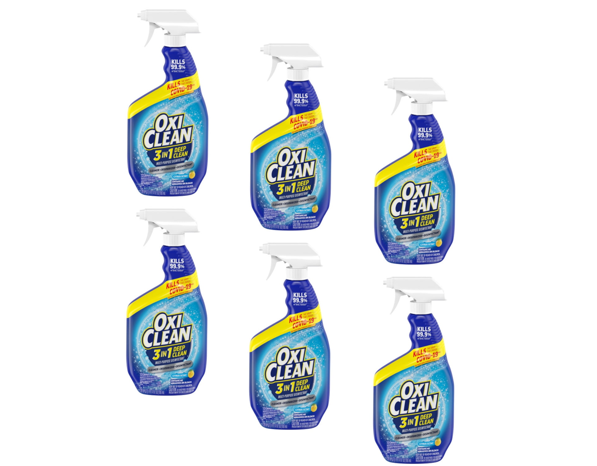 OxiClean 3 in 1 Deep Clean Multi-purpose Disinfectant Spray, 30 Ounce ...