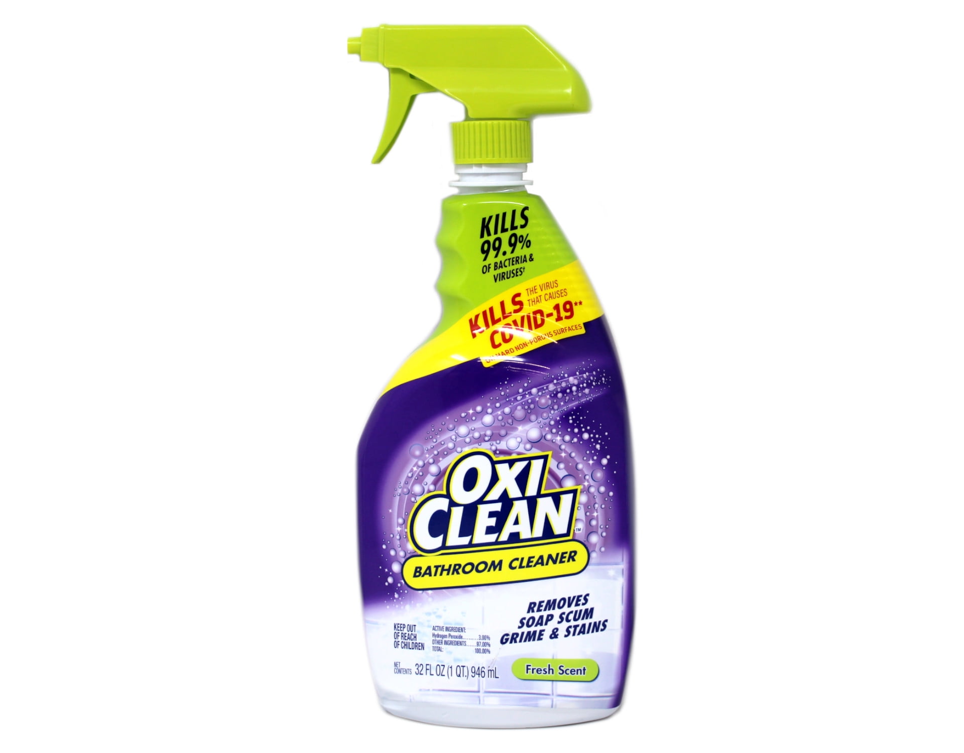 OxiClean Bathroom Cleaner Fresh 32 fl oz - 10 Pack - Walmart Business ...