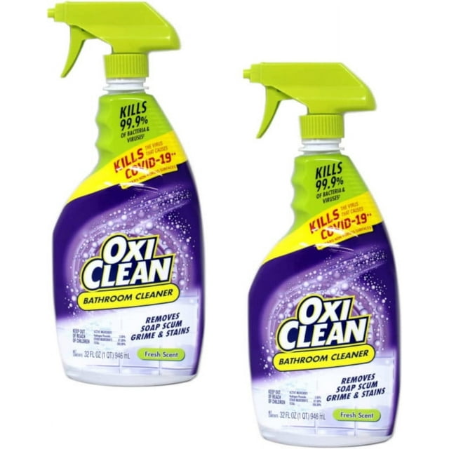 OxiClean Bathroom Cleaner Fresh 32 oz - 2 Pack - Walmart.com