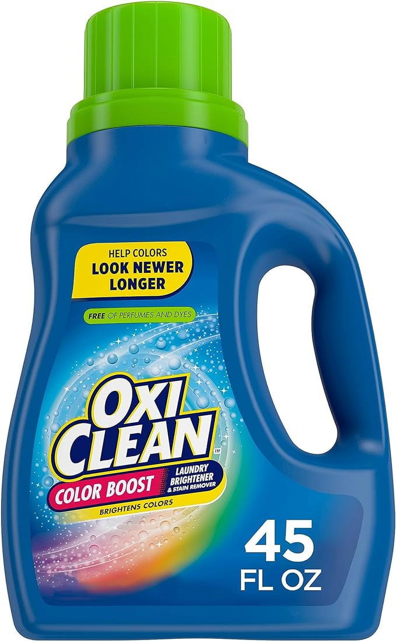 OxiClean Color Boost Liquid Laundry Brightener and Stain Remover, 45 fl ...