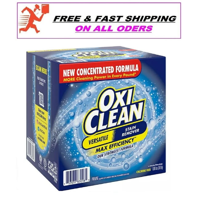 OxiClean Concentrated Max Efficiency Versatile Stain Remover Powder (8. ...