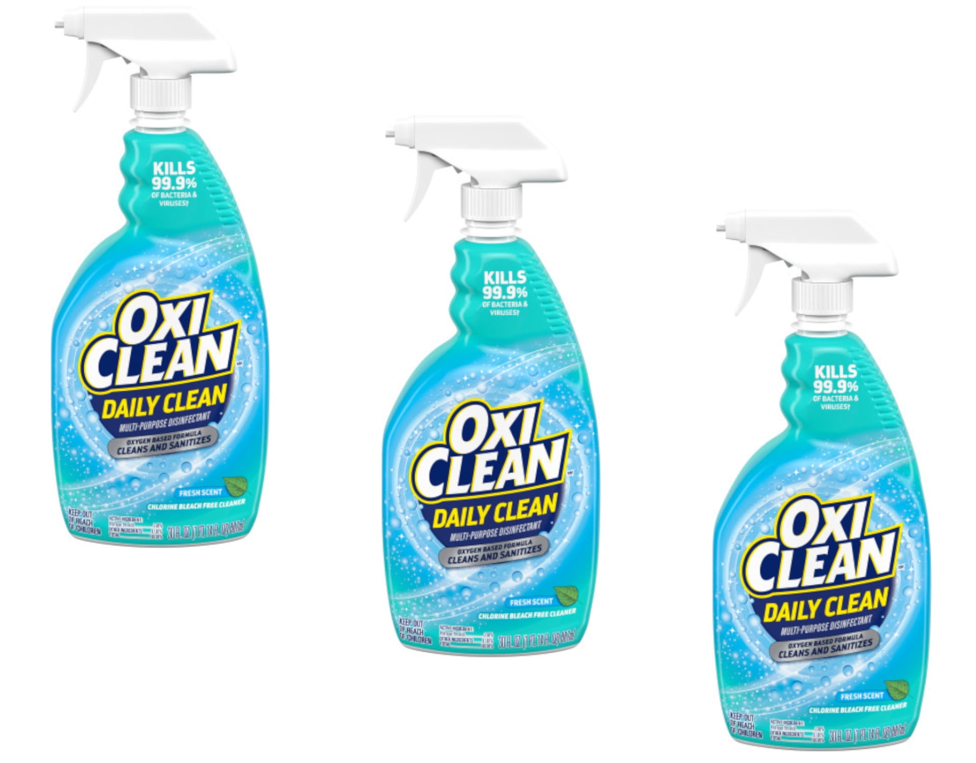 OxiClean Daily Clean Multi-Purpose Disinfectant Spray, 30 Ounce - Pack ...
