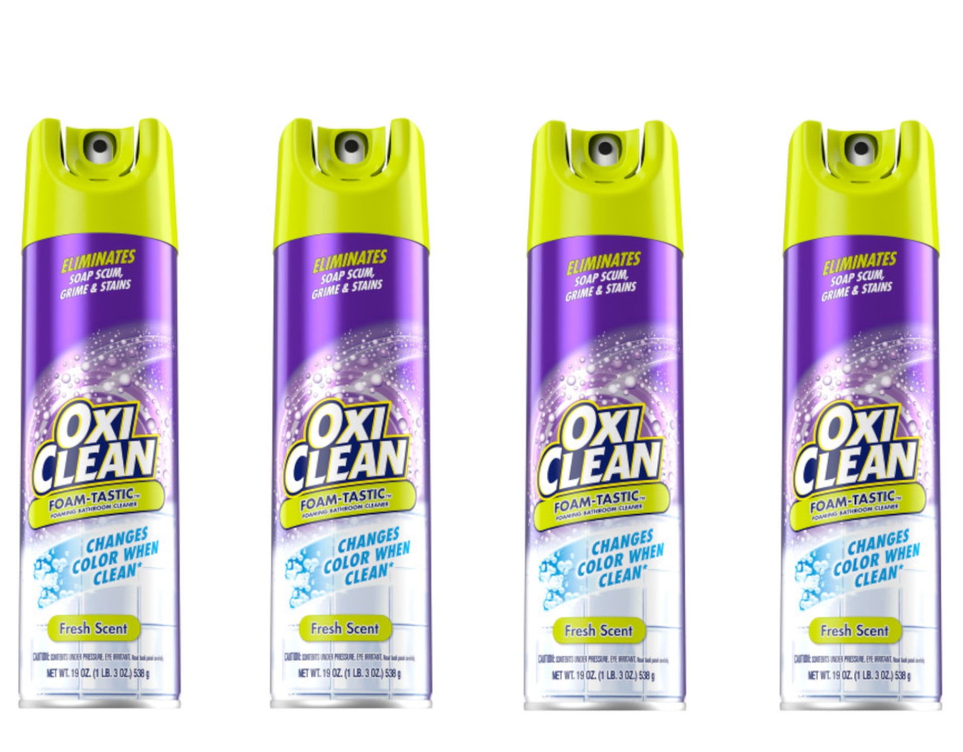 OxiClean Foam-tastic Bathroom Cleaner, Hard Water Remover, Soap Scum ...