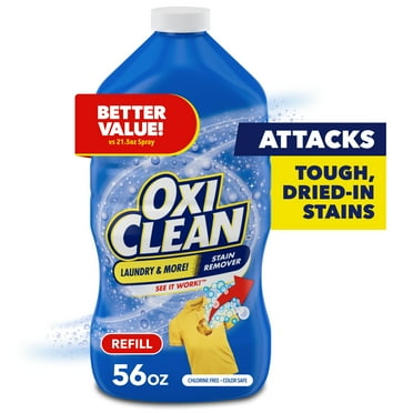 OxiClean Laundry Stain Remover Refill 56 fl oz (Pack of 10) - Walmart.com
