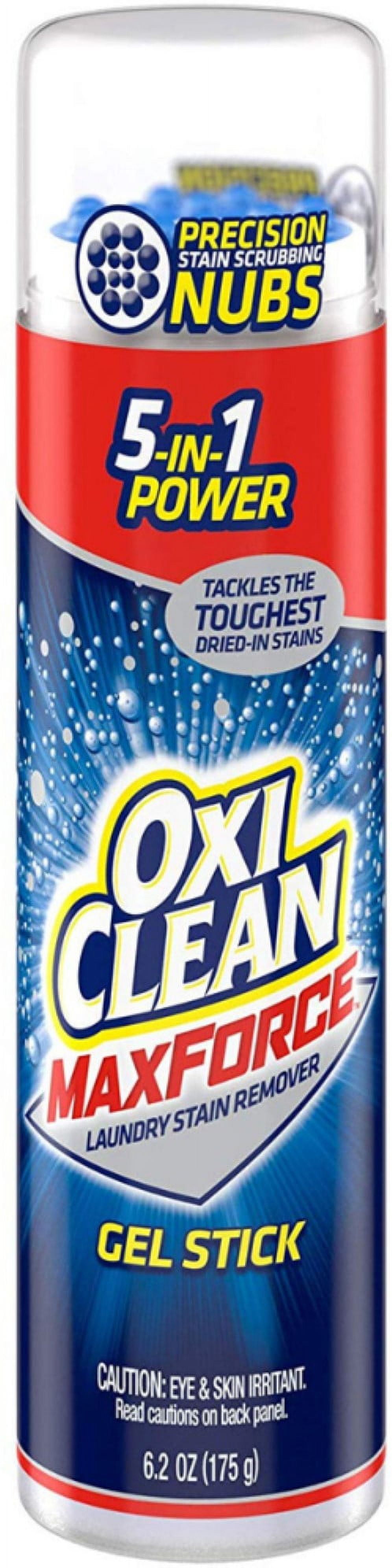 OxiClean Max Force Gel Pretreat Maximum Laundry Stain Remover Stick, 6. ...